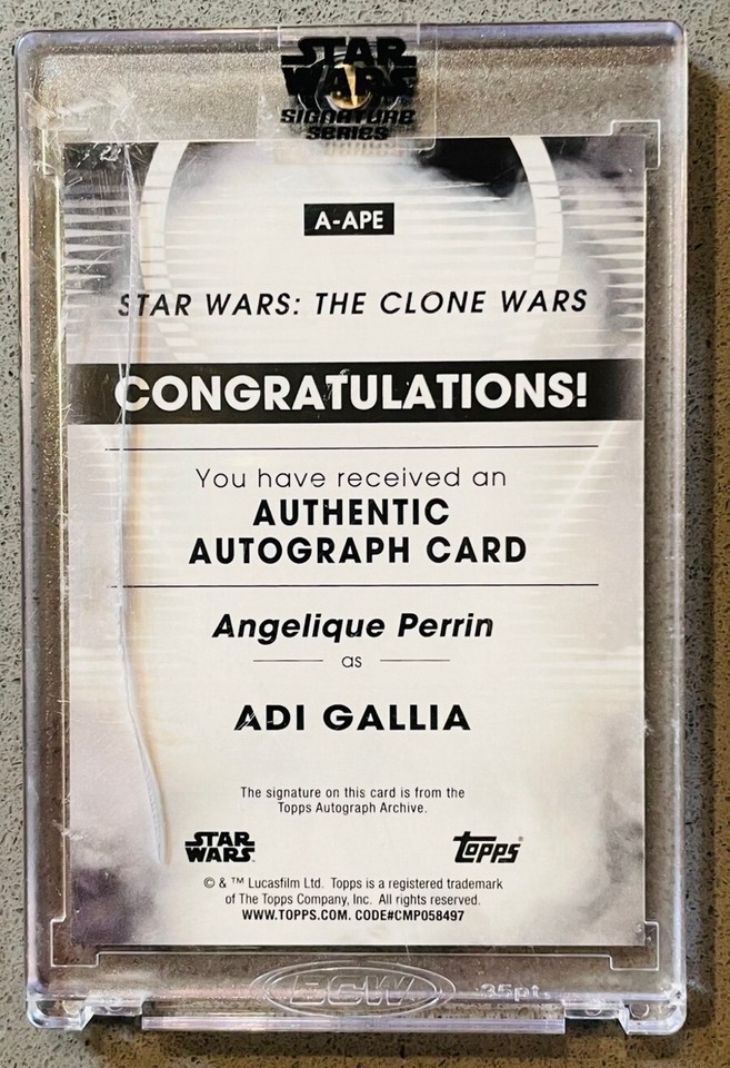 2023 Star Wars Signature Series Wars A-APE Angelique Perrin Adi Gallia ...