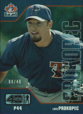 2002 Upper Deck 40-Man Electric Rainbow #70 Luke Prokopec /40 - NM-MT ...
