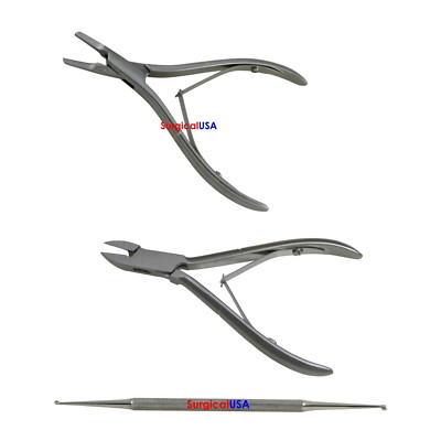 Podiatry Instruments Kit of 3 English Anvil Splitters Nail Splitters ...