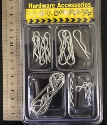 20pcs R Clips Hitch Pin Lynch Cotter Pins Trailer Tractor Clip Zinc ...
