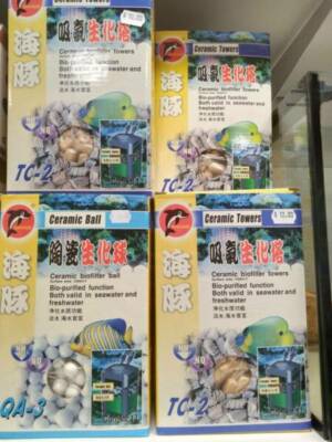 Ceramic Biofilter Balls Towers Purifier Fish Tank Seawater & Freshwater ...