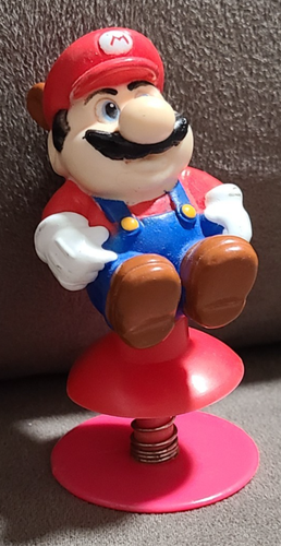 Tanooki Mario Super Mario Bros Spring Popper Jumping Toy Vintage 1989 ...