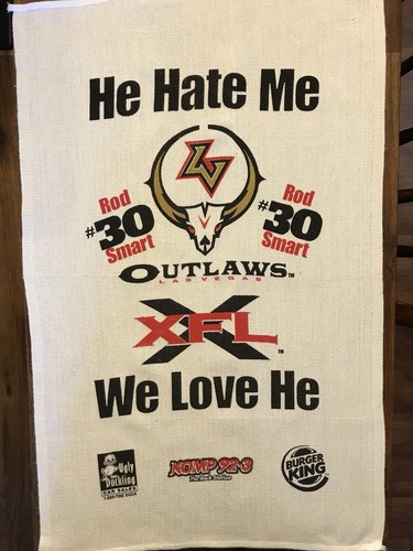 XFL HE HATE ME ROD SMART TOWEL LV OUTLAWS | eBay