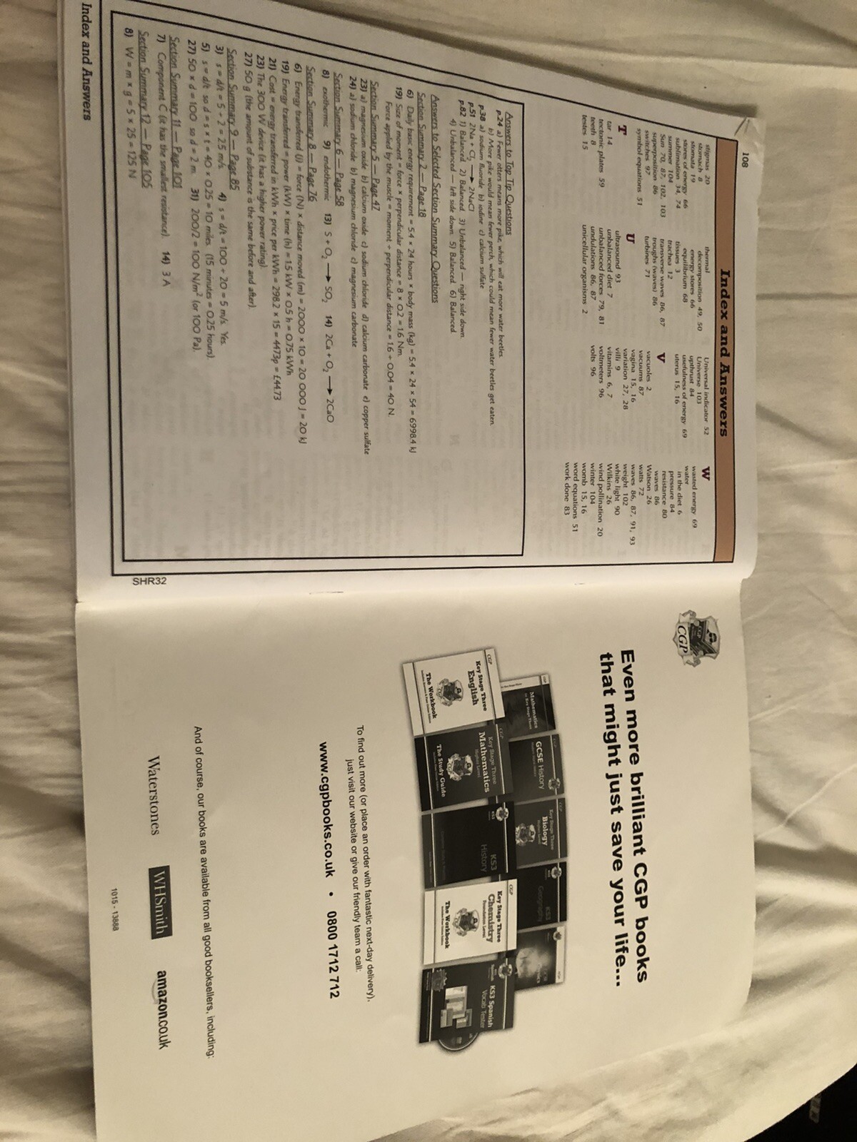 CGP KS3 Science Higher Level - The Study Guide | eBay UK