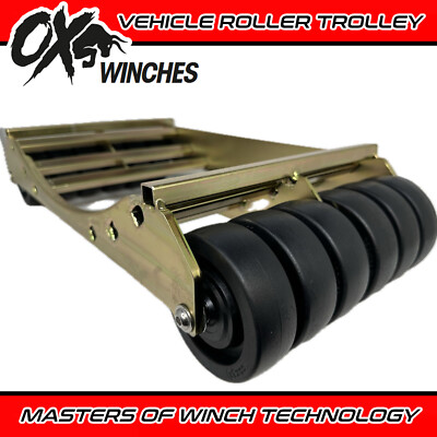 CAR RECOVERY TRUCK ROLLER DOLLY VEHICLE JACK TROLLEY SKATE WHEEL LOADER ...