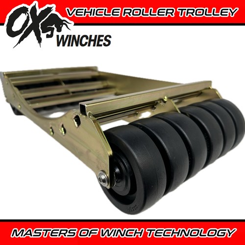 RECOVERY TRUCK ROLLER DOLLY VEHICLE JACK TROLLEY SKATE WHEEL LOADER ...
