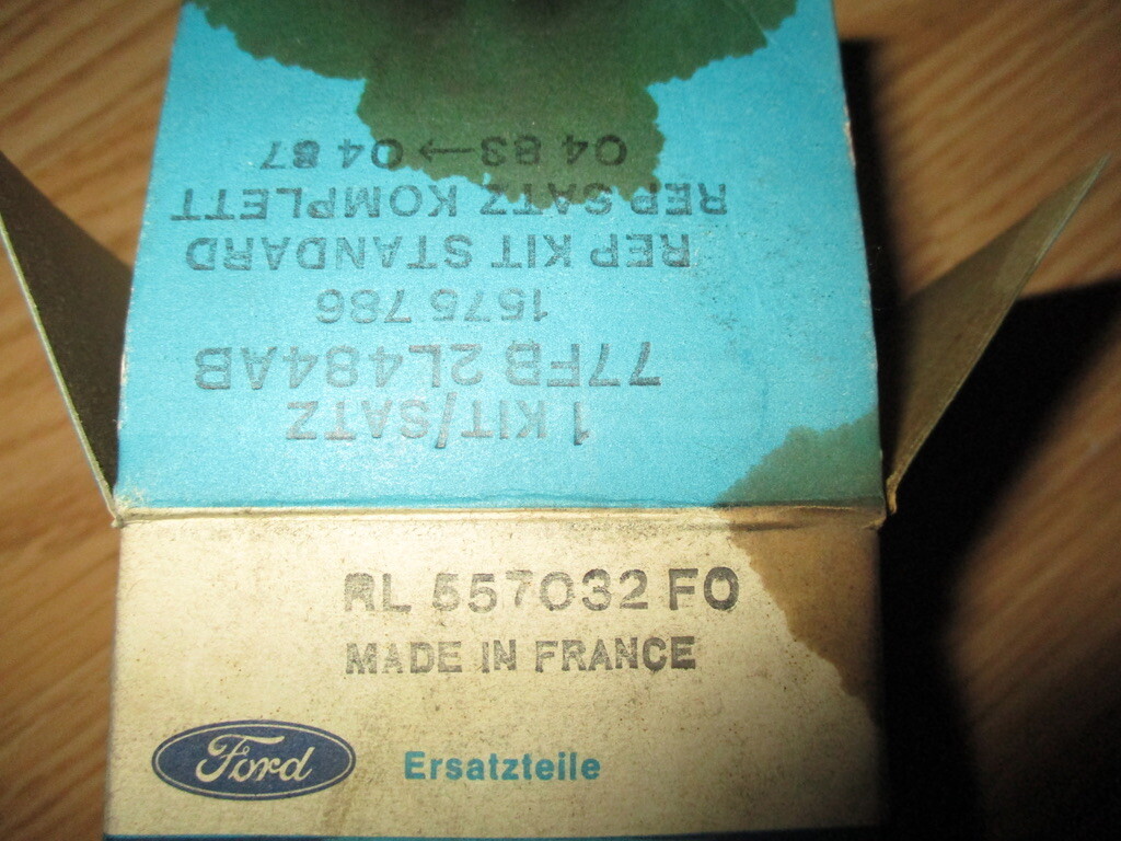 NOS Ford Fiesta Brake Caliper Repair Set 1976-1983 Number 1575786, 77FB ...
