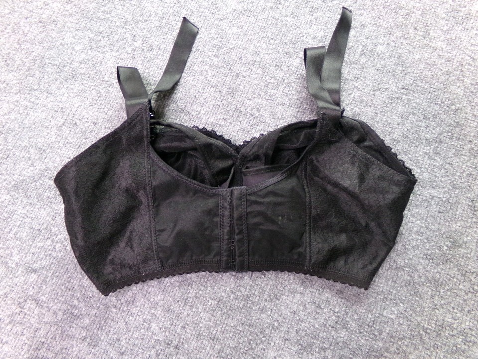 Ardyss Angel Bra 30H Shapers Supports Firms Lift The Breast Lacey Black ...