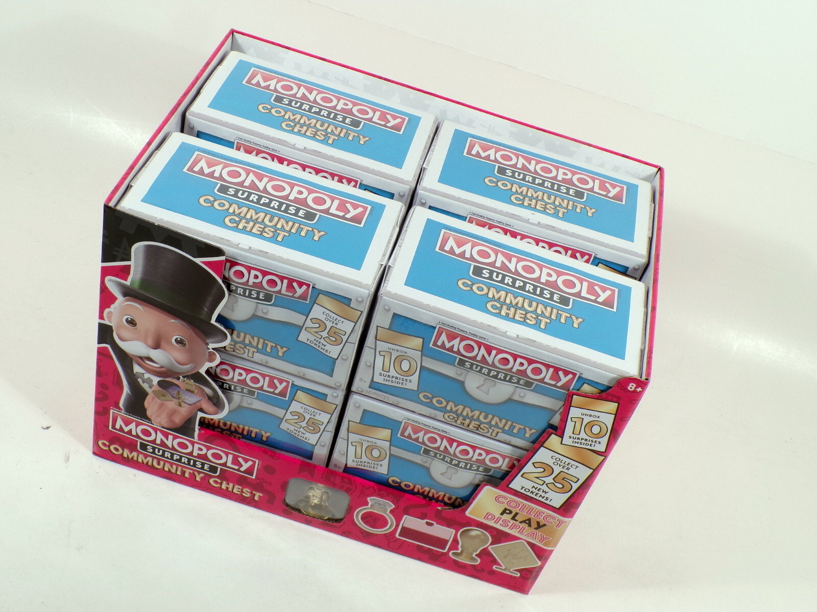 Hasbro Monopoly SURPRISE Community Chest Lot Of 8 Sealed Boxes with ...