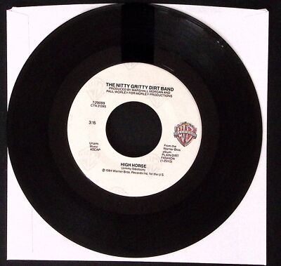 THE NITTY GRITTY DIRT BAND MUST BE LOVE/HIGH HORSE VINYL 45 VG 35-120 ...