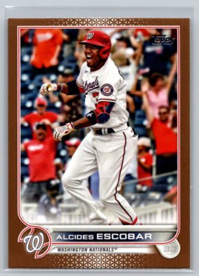 2022 Topps #116 Alcides Escobar Gold 1885/2022 | eBay