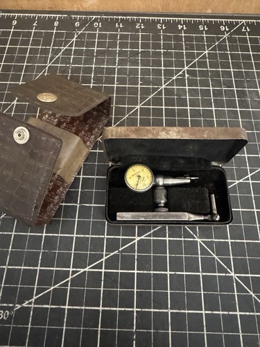 Vintage Starrett No. 711 Last Word Dial Test Indicator .001” USA w ...