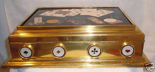 MAGNIFICENT UNIQUE 1900 FRENCH DORE BRONZE MARBLE POKER CHIPS BOX | eBay UK