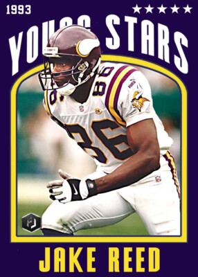 ACEO JAKE REED MINNESOTA VIKINGS CUSTOM HAND MADE ART CARD | eBay