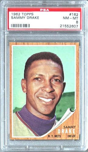 1962 TOPPS #162 SAMMY DRAKE PSA 8 NM-MT METS | eBay