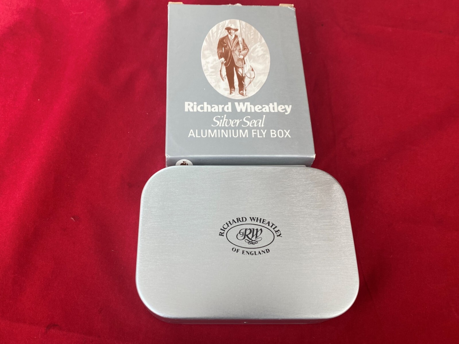 Richard Wheatley Silver Seal Aluminium Fly Box In Original Box Unused ...