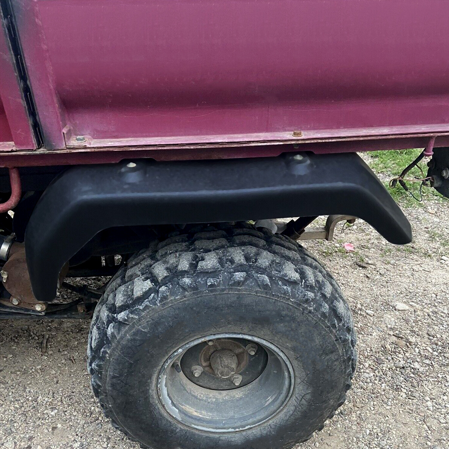 2001-2008 Kawasaki Mule 3000 3010 3020 Rear Fender Pair | Black | PP ...