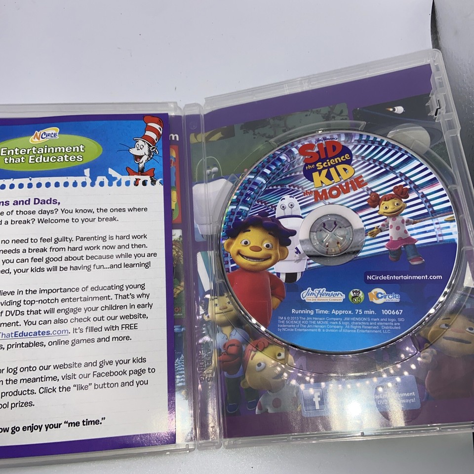 Sid The Science Kid: Sid The Movie (DVD) 843501006672 | eBay