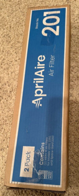APRILAIRE 201 20 in. x 25 in. x 6 in. MERV 10 FPR 10 Pleated Air Filter ...