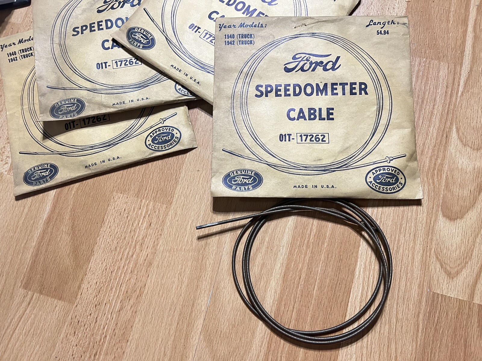 Vintage Ford Mercury Lincoln NOS Speedometer Cable-68"length. P/N 17262 ...