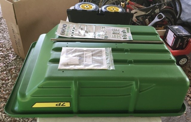 John Deere Tow-Behind Poly Utility Cart Riding Mower Tractor - LP21935 ...