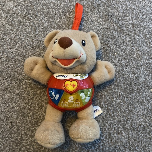 VTech Little Singing Alfie Bear Kids Educational Interactive Toy 20cm ...