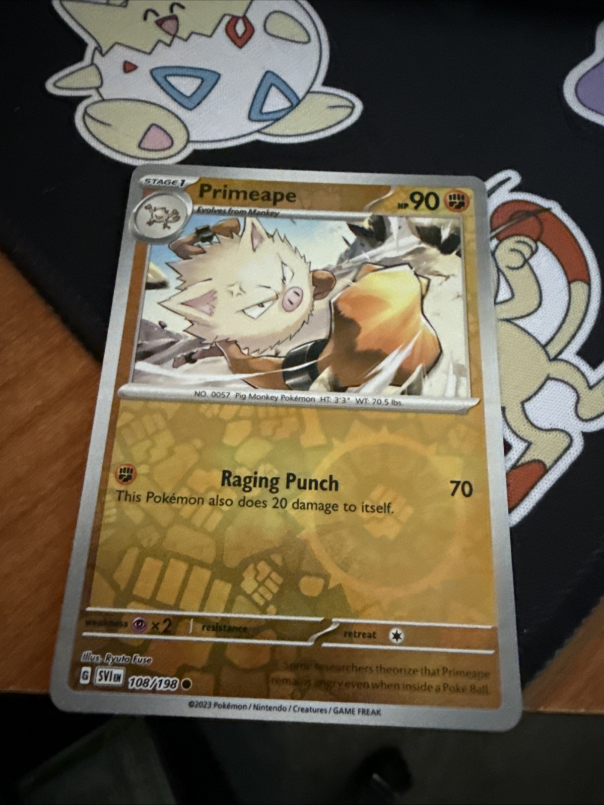 Primeape 108/198 Sv01: Scarlet & Violet Base Set Reverse Holo | eBay