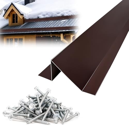 3.9 Ft Metal Roof Snow Guards with Screws Snow Stops for Metal Roofs ...