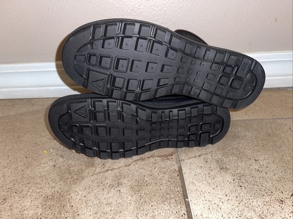 🔥NIKE🔥 Woodside II ACG "Triple Black" Waterproof Duck Boo 525393-090 ...