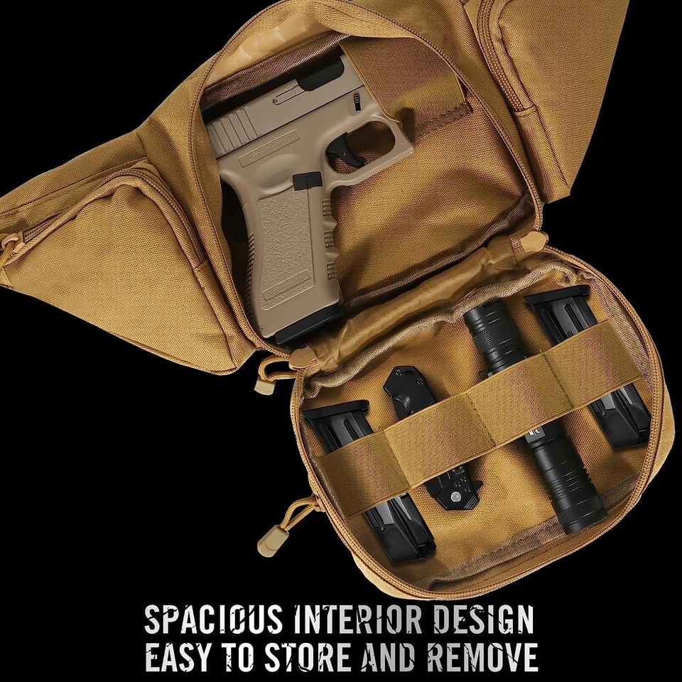 Concealed Carry Fanny Pack for Men Women Waist Gun Pack Pistol Pouch of ...