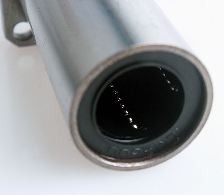 2 Pcs 50 mm LMK50UU Long Flange Router Shaft Bearing XYZ CNC LMK Series ...