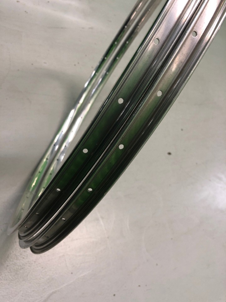 2 Vintage RIGIDA Aluminum Alloy Road Bike Rims 700c 36H NOS Clinchers ...