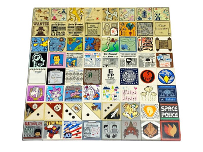 LEGO 3068 2X2 Printed Tile - Select Colour / Qantity - FREE P&P! | eBay