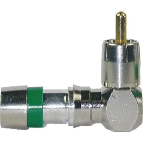 Belden FSRCA6URA RG6 RCA Universal Right Angle Connector, 1 Piece | eBay
