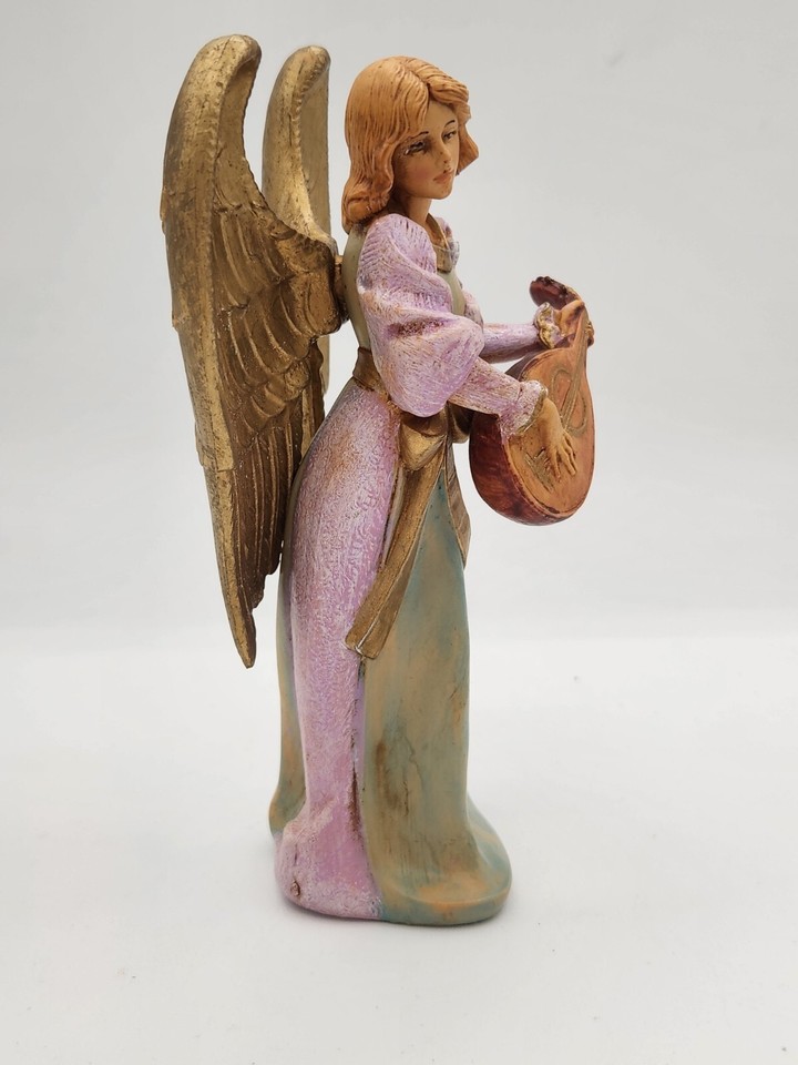 VTG Fontanini EVA Angel Playing Mandolin Heirloom Nativity Collection ...