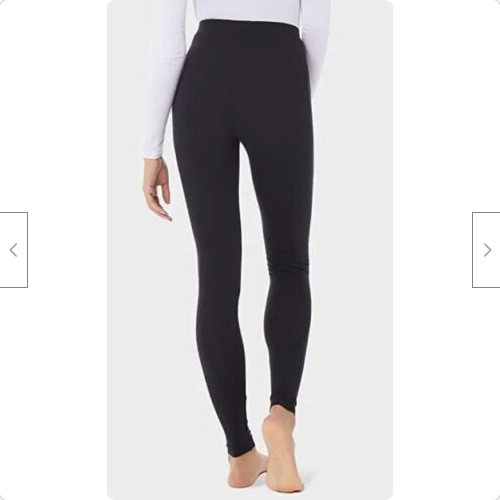 2 PACK Women's Weatherproof 32° Degrees Heat Legging Base Layer Pant ...