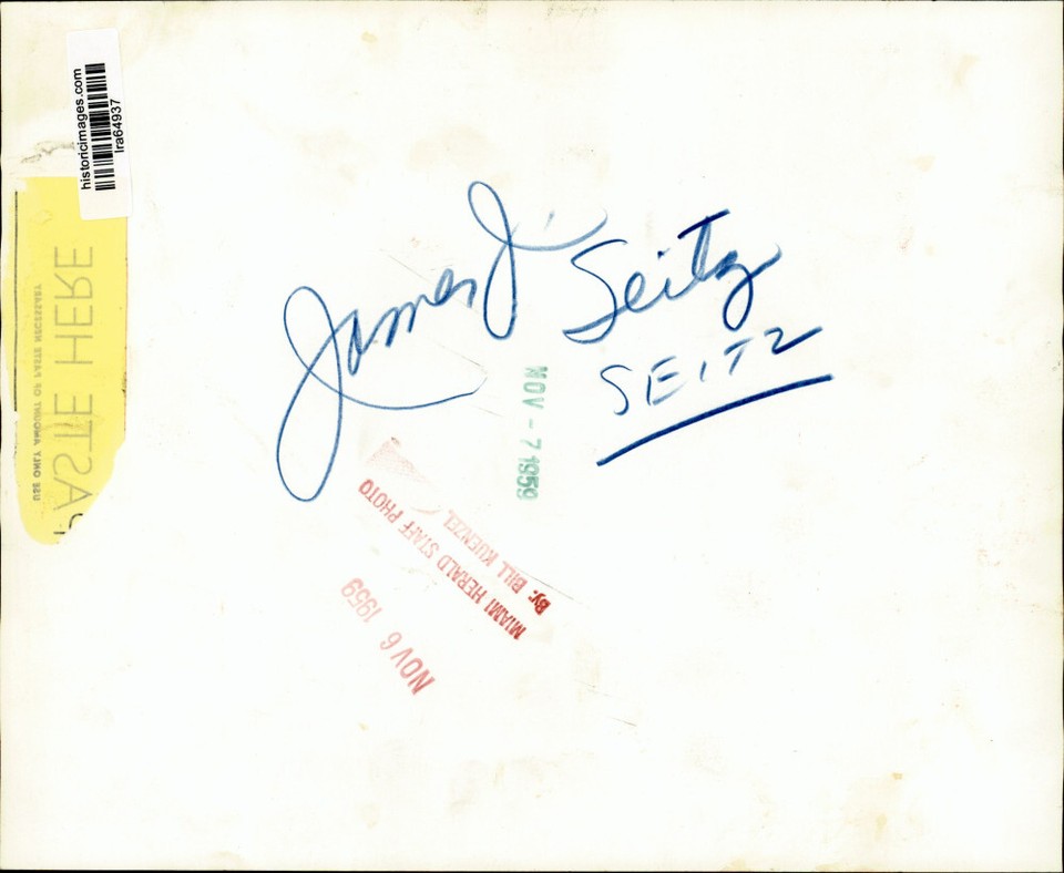 1959 Press Photo James J. Seitz handcuffed - lra64937 | eBay