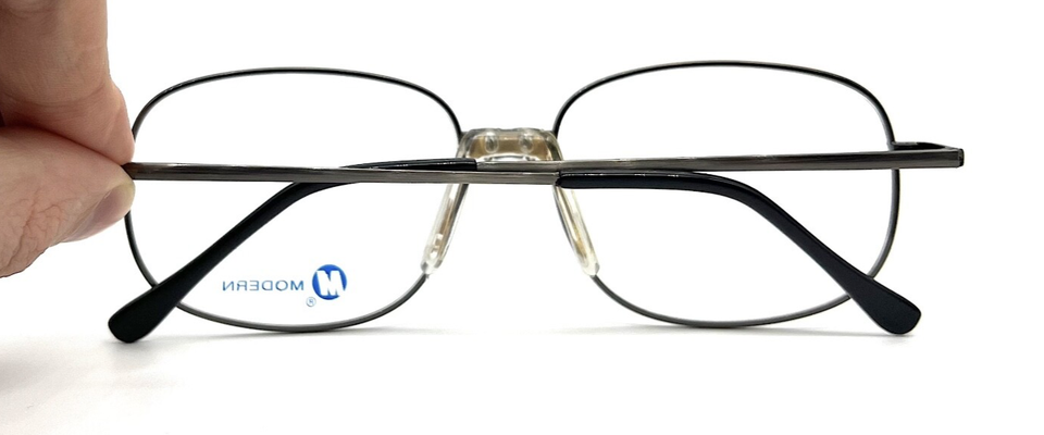 NEW MODERN OPTICAL KEITH SILVER MEN AUTHENTIC EYEGLASSES FRAMES 58-16 ...