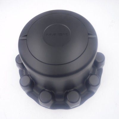 OEM Mack Rear Hub Cap Axle Cover Dome 10 Lug Matte Black Snap-On 11" C ...