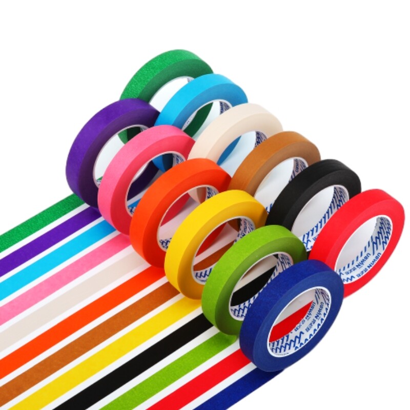 Masking Tape Multiple Colour Painters Tape Clean Peel 10mm ~ 50mm Width ...