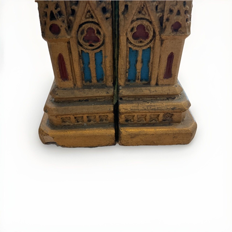 Antique religious Bookends | eBay
