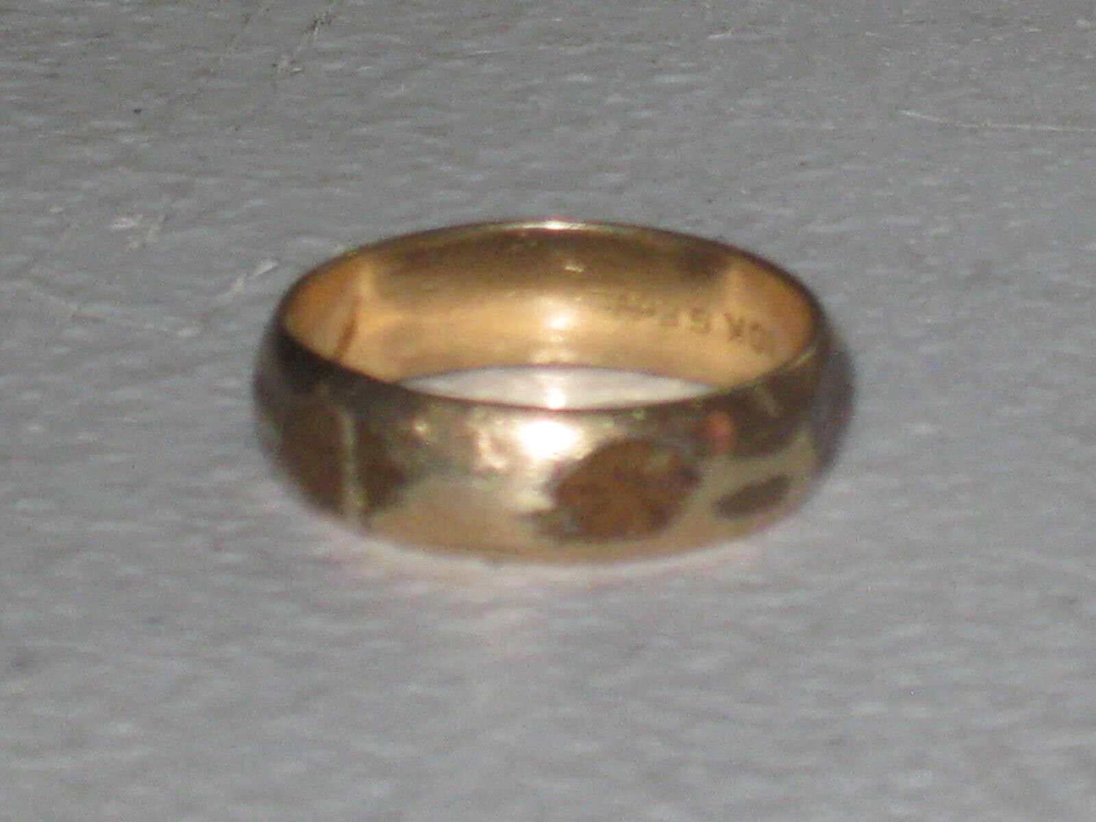 Vintage 14K GF Ring, Uncas Manafacturing Co. Logo U with arrow, 8.5 ...