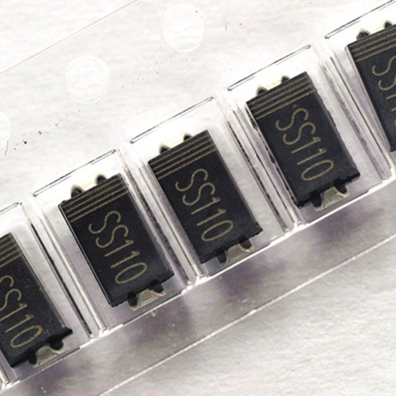 50PCS SS110 SR1100 1A/100V SMA DO-214AC SMD Schottky Diodes NEW | eBay