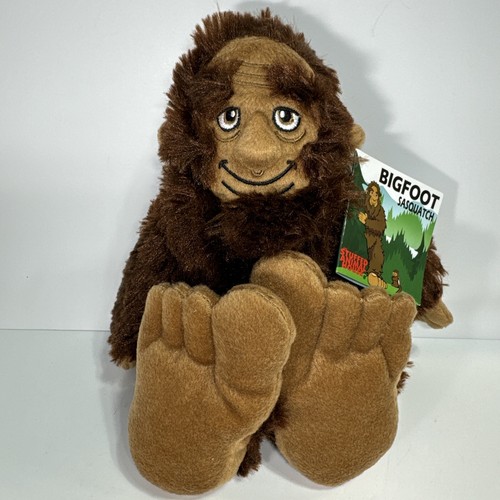 NEW BIGFOOT SASQUATCH 10" PLUSH Stuffed Animal House Brown Yeti NEW w ...