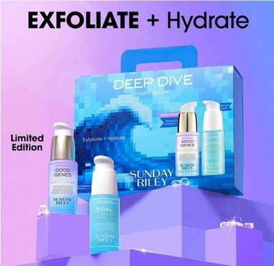 Sunday Riley Good Genes Lactic Acid & Tidal Deep Hydration Plumping ...