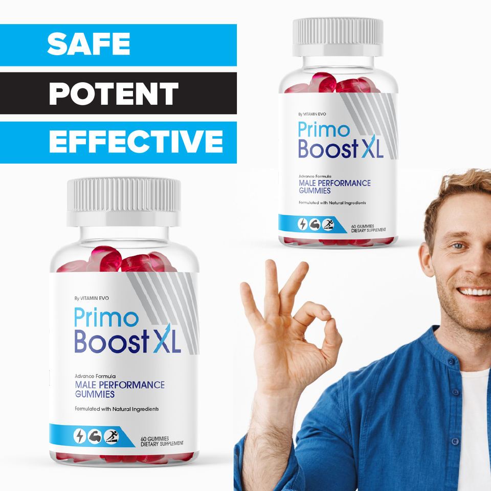 Primo Boost XL Gummies for Men ed Male Gummys PrimoBoost XL (60 Gummies ...