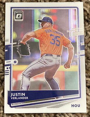 2020 Donruss Optic Base #157 Justin Verlander Houston Astros | eBay
