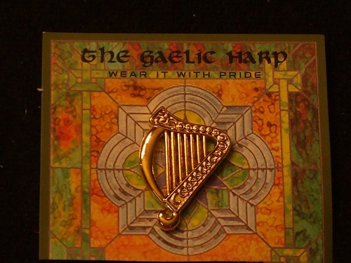 Irish, Celtic, Gaelic Harp Pin / Brooch Gold Color – St. Patrick’s Day ...