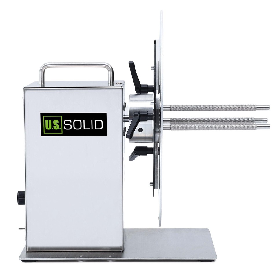 U.S. Solid Automatic Label Rewinder with Adjustable Core Holder 1"-4 ...
