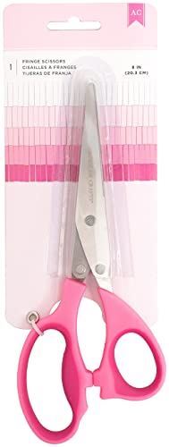 American Crafts 8 Inch Pink Fringe Scissors | eBay
